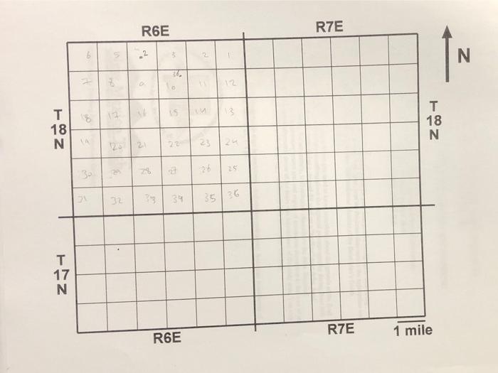 Solved Attached are a base map and a table of subsurface | Chegg.com