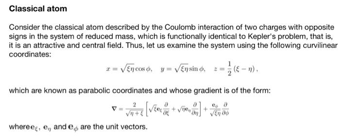 Advanced physics problem. Please solve as many points | Chegg.com