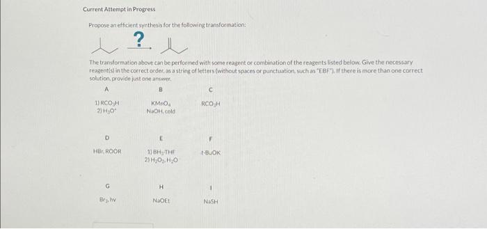 Solved Current Attempt in Progress Propose an efficient | Chegg.com
