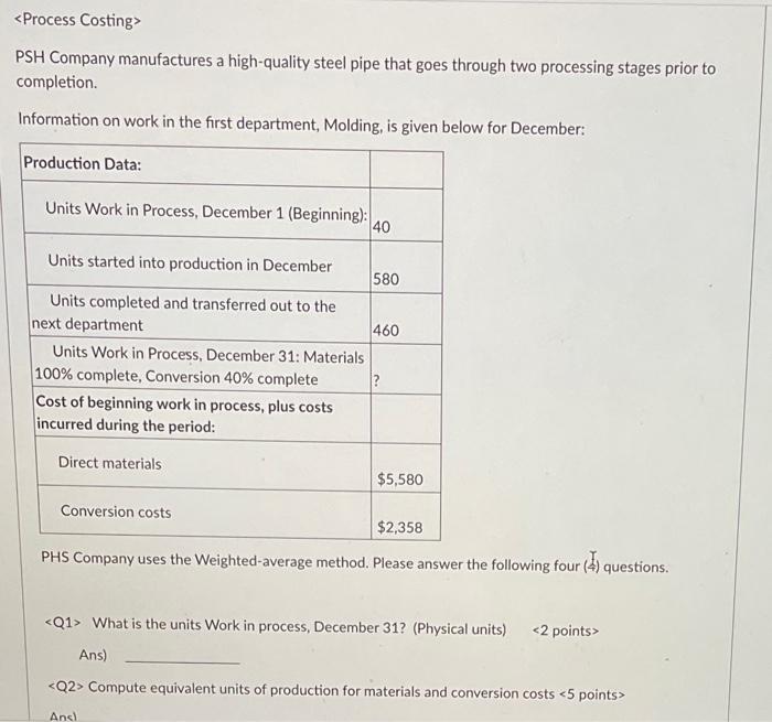 Solved What is the units Work in process, December 31? | Chegg.com