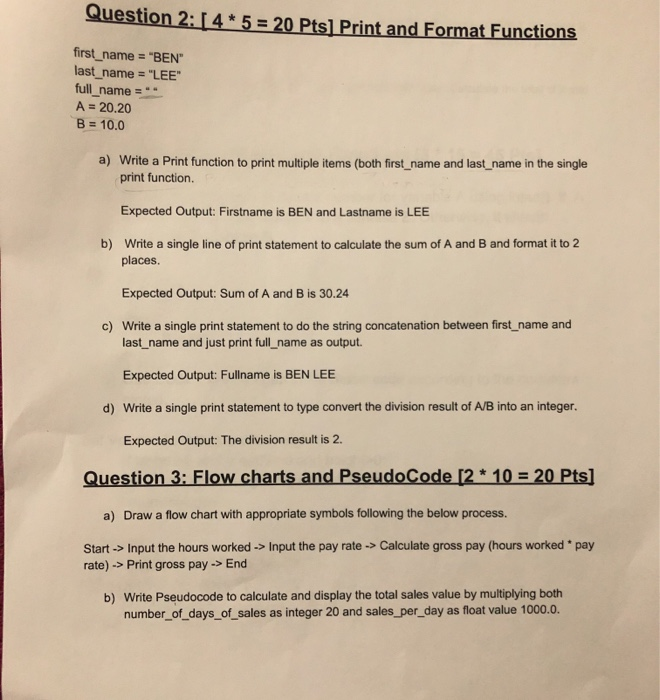 Solved please answer these question clearly and use python | Chegg.com