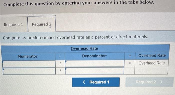 Solved QS 15-8 (Algo) Computing predetermined overhead rates | Chegg.com