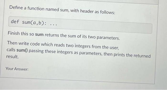 Solved Write A Complete Python Program Which Prints The