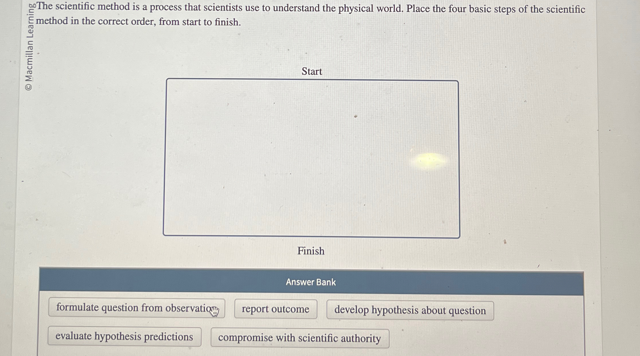 Solved \deg The scientific method is a process that | Chegg.com