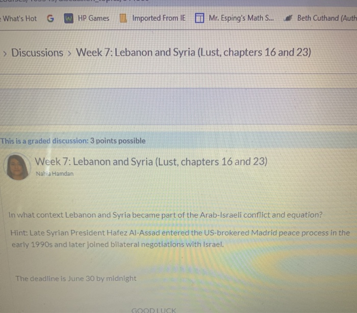 Solved W HP Games Mr. Esping's Math S... Beth Cuthand (Auth | Chegg.com