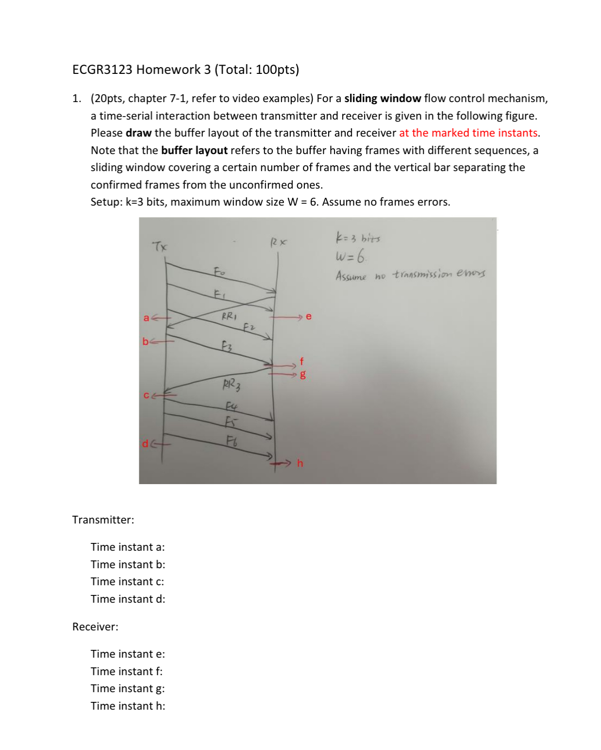 Solved ECGR3123 ﻿Homework 3 (Total: 100pts)(20pts, ﻿chapter | Chegg.com
