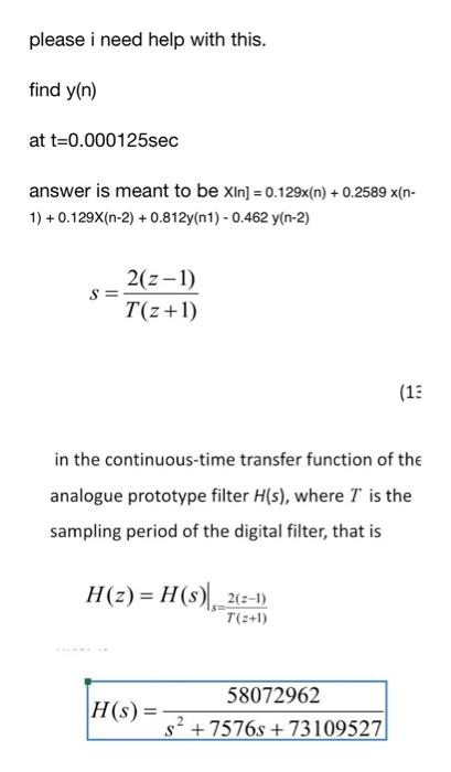 Solved please i need a step by step explanation leading to | Chegg.com