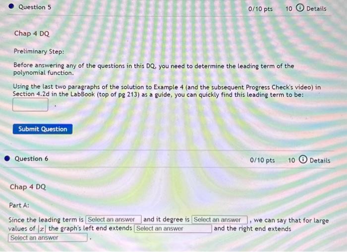 Solved Be sure to complete Section 4.2, and use what you | Chegg.com