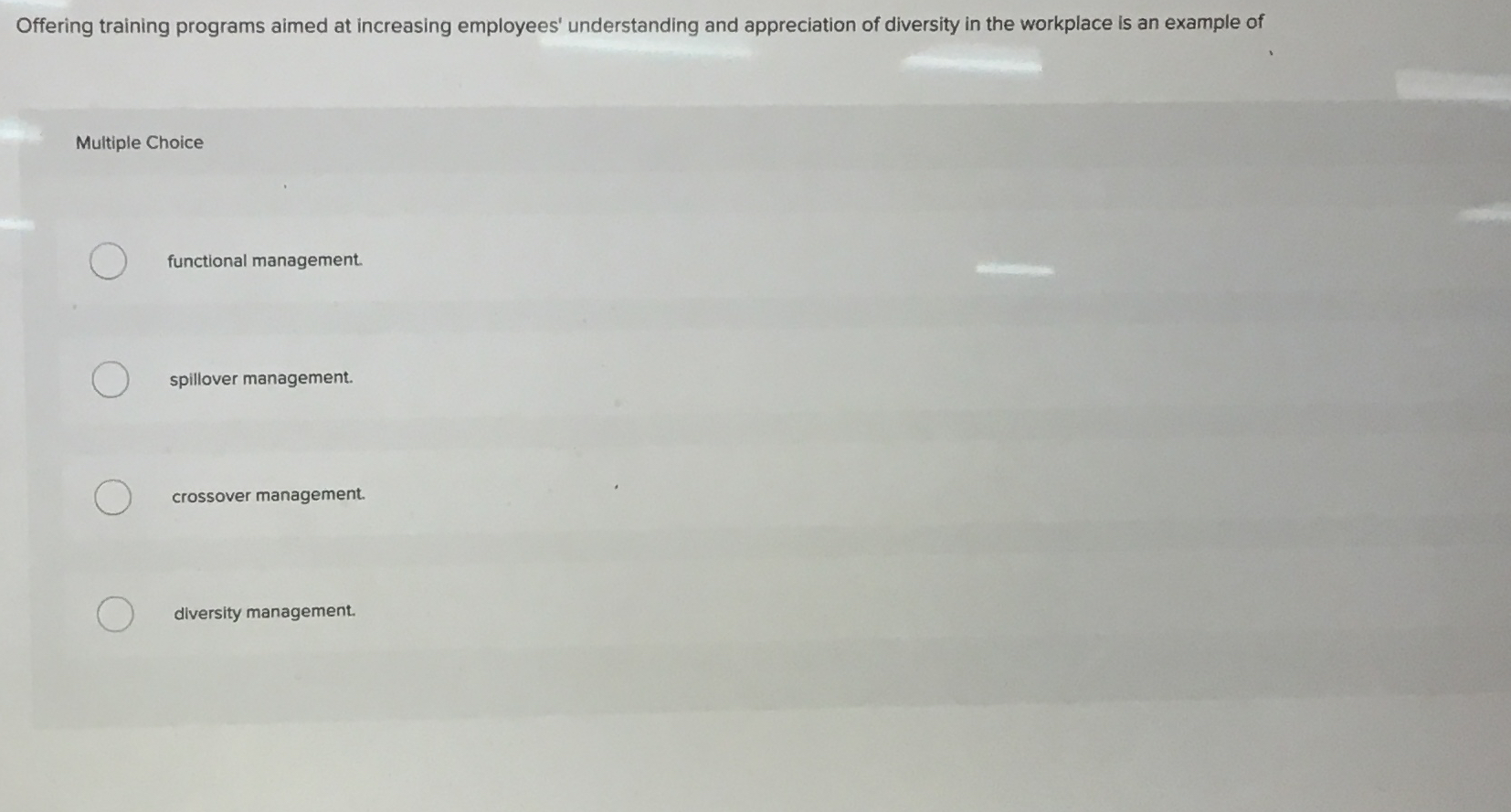 Solved Offering training programs aimed at increasing | Chegg.com