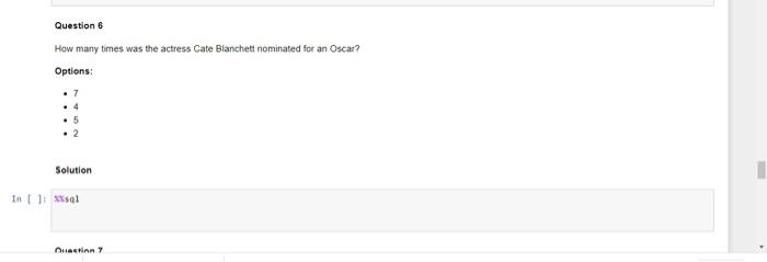 Solved Questions on SQL Join Statements Use the given cell | Chegg.com