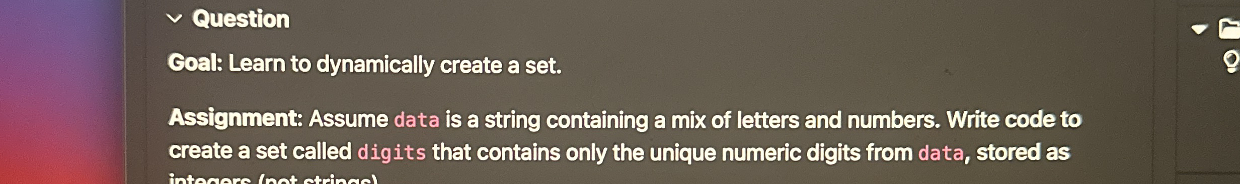 Solved by an EXPERT QuestionGoal: Learn to dynamically create a | Chegg.com