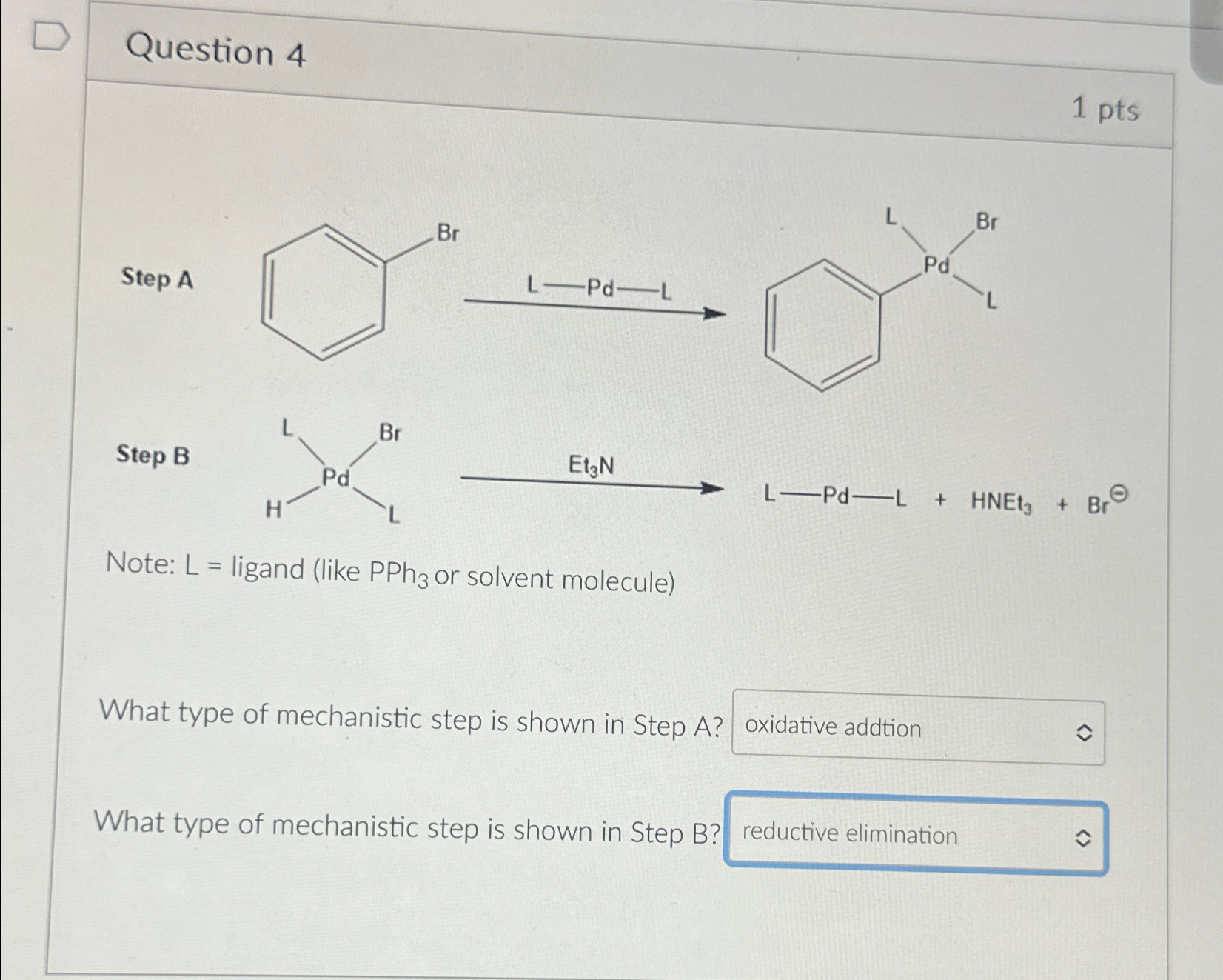 Solved Question 41 ﻿ptsStep AStep | Chegg.com