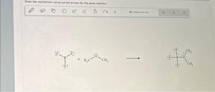 Draw the mechanism using curved arrows for the given | Chegg.com