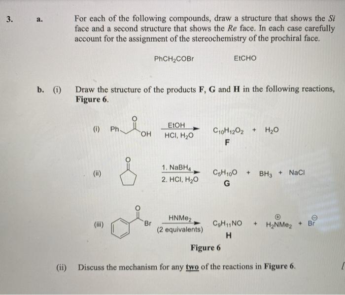 Solved 3. a. For each of the following compounds, draw a | Chegg.com