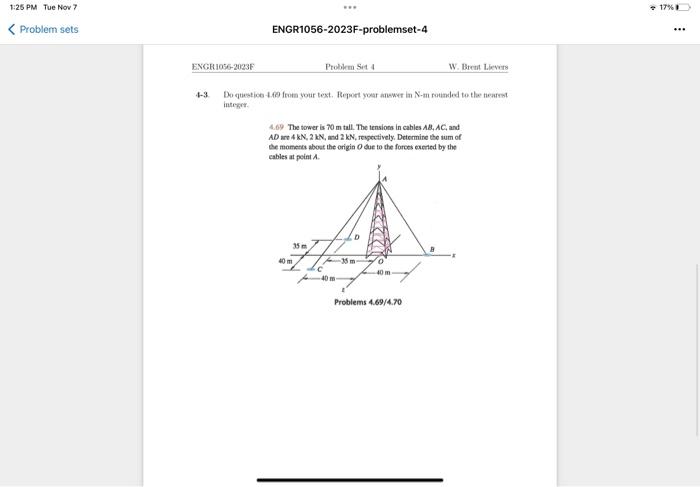 Solved 1:25 PM Tue Nov 7