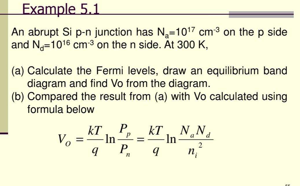 An abrupt Si p-n junction has \\( | Chegg.com