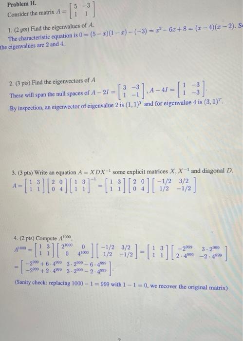 Solved Problem B. (2pts) Compute | Chegg.com