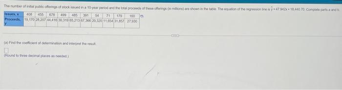 Solved (b) Find the standard error of estimate se and | Chegg.com
