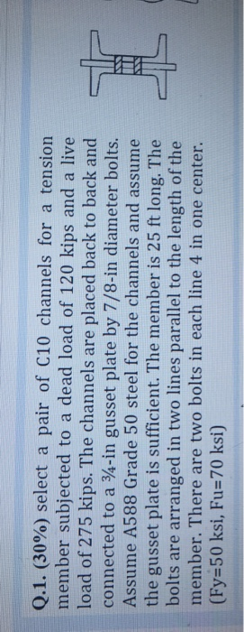 Solved Q.1. (30%) select a pair of C10 channels for a | Chegg.com
