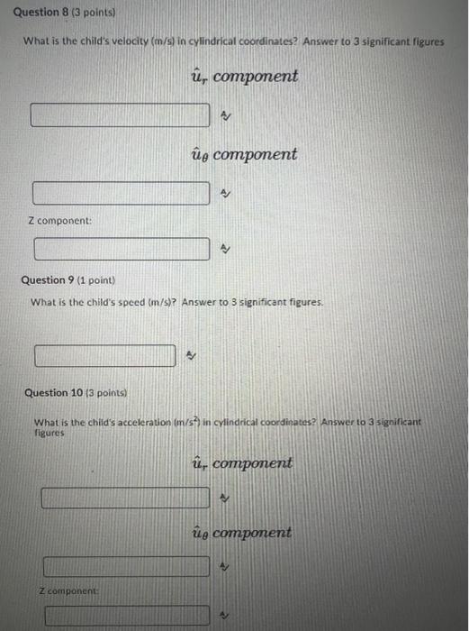 Solved Questions 7-11 use the following information: A child | Chegg.com