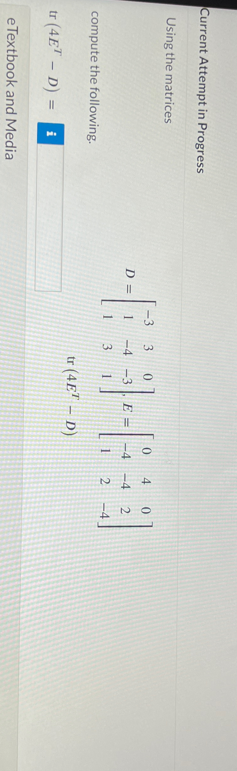 Solved Current Attempt in ProgressUsing the | Chegg.com