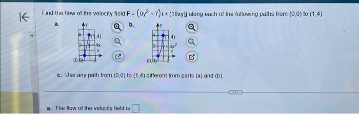 Solved Find the flow of the velocity field | Chegg.com