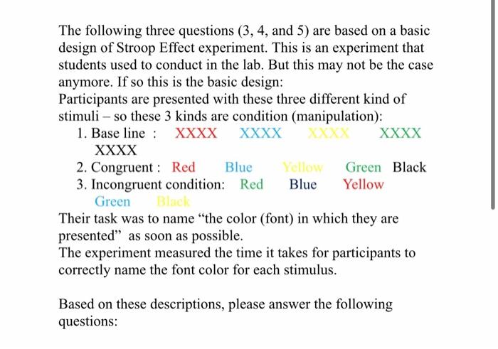 Solved The following three questions (3,4, and 5) are based | Chegg.com
