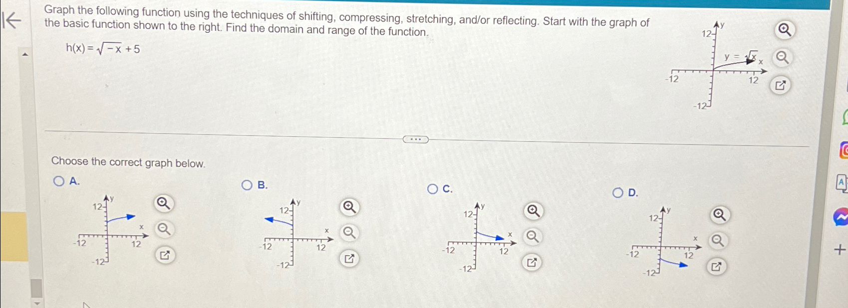 Solved Graph the following function using the techniques of | Chegg.com