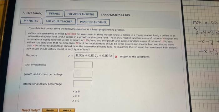 Solved Formulate but do not solve the following exercise as | Chegg.com