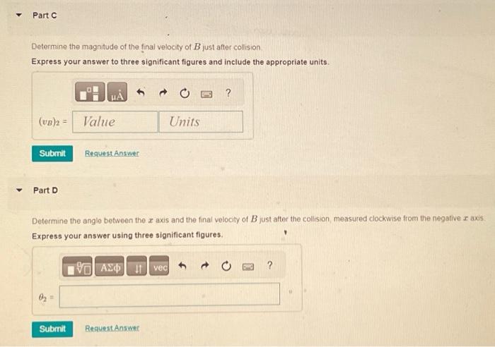 Solved Two smooth disks A and B each have a mass of 0.5 kg. | Chegg.com