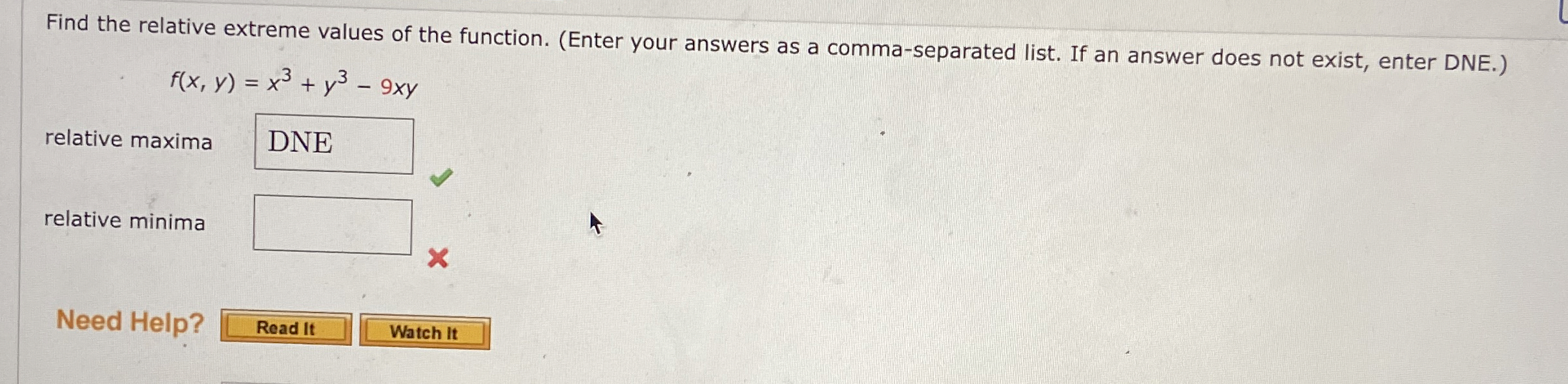 Find the relative extreme values of the function. | Chegg.com