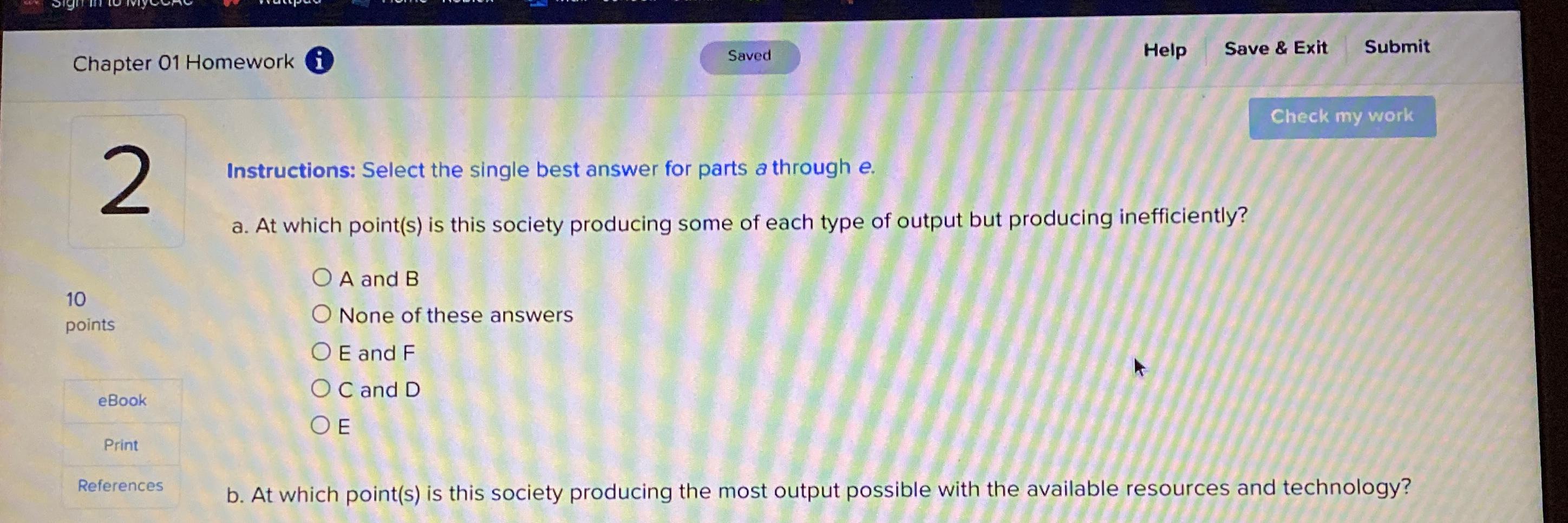 Solved Chapter 01 ﻿HomeworkHelpSave & | Chegg.com
