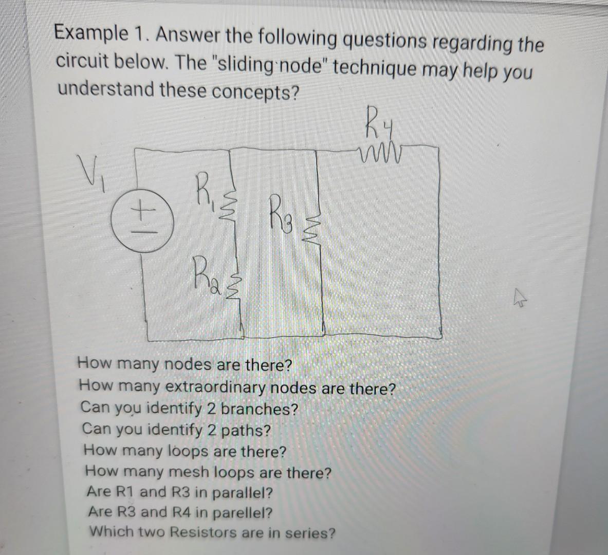 Solved Example 1. Answer the following questions regarding | Chegg.com