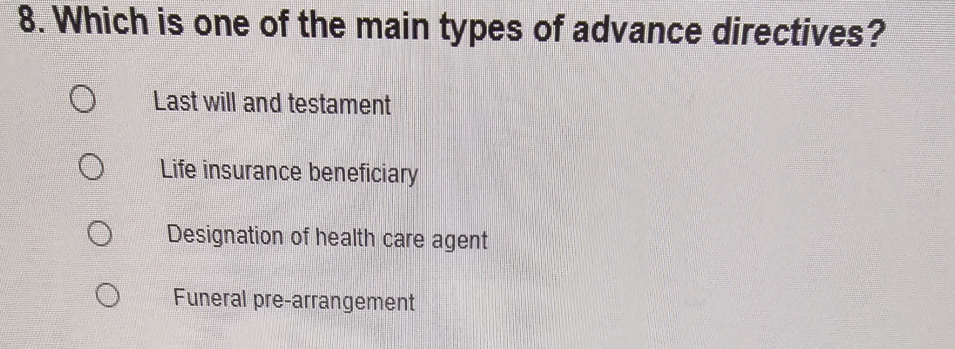Solved Which is one of the main types of advance | Chegg.com
