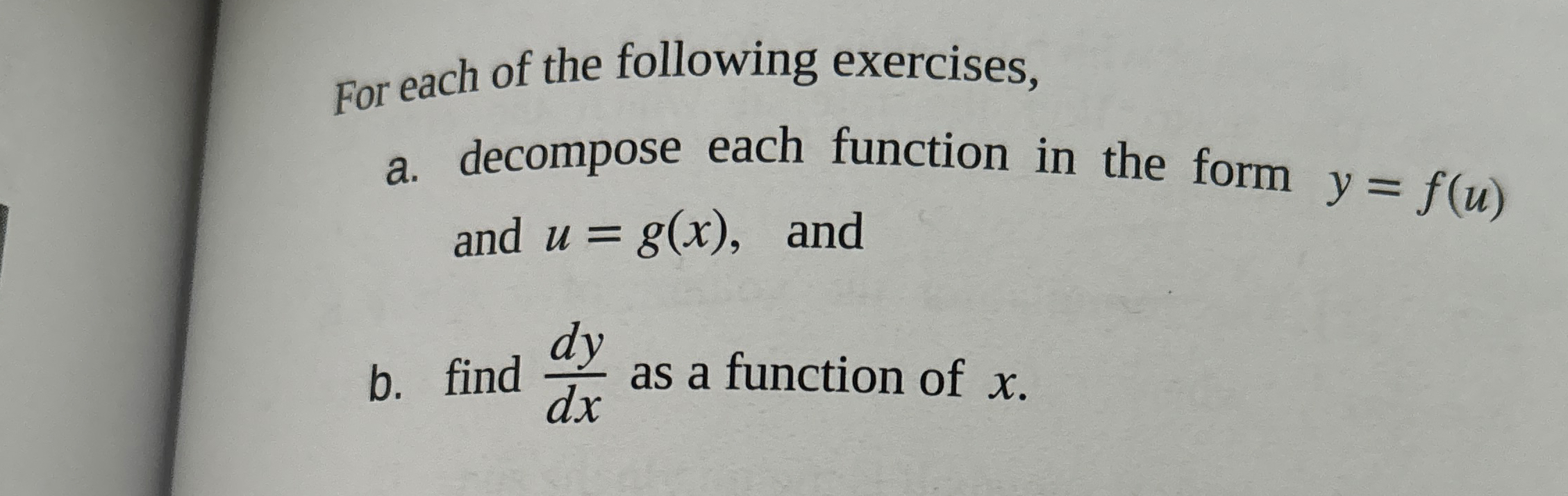 For each of the following exercises,a. ﻿decompose | Chegg.com