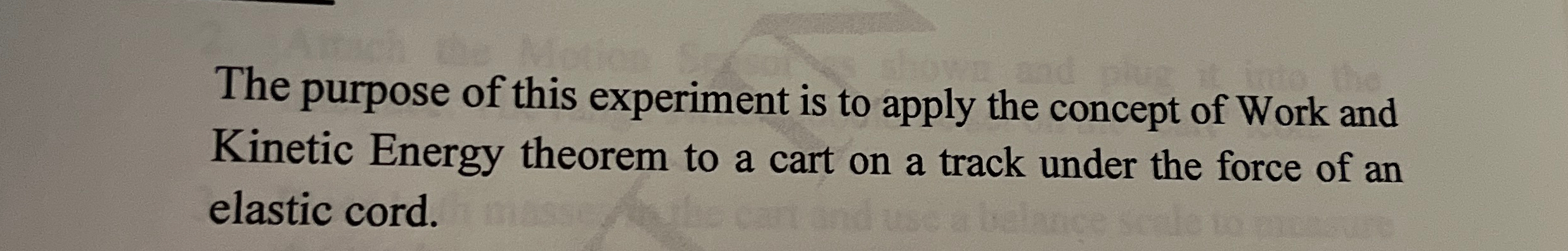 Solved The purpose of this experiment is to apply the | Chegg.com