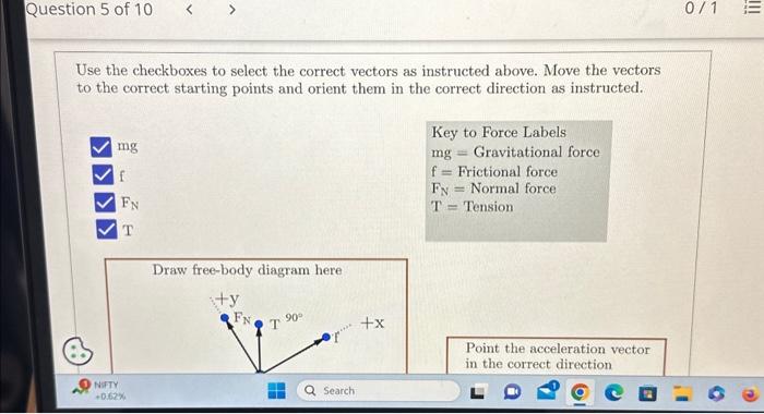 Use the checkboxes to select the correct vectors as | Chegg.com