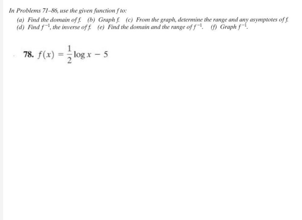 Solved In Problems 71-86, use the given function f to: (a) | Chegg.com Solved In Problems 71-86, use the given function f to: (a) | Chegg.com