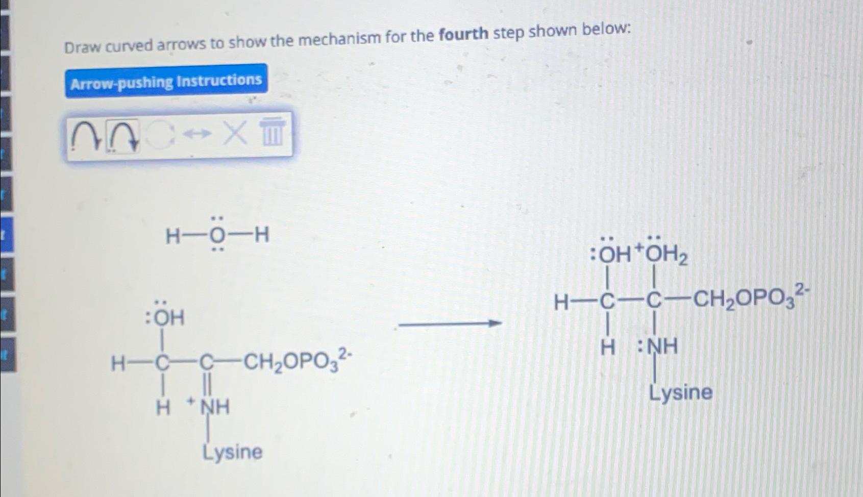 Solved Draw curved arrows to show the mechanism for the | Chegg.com