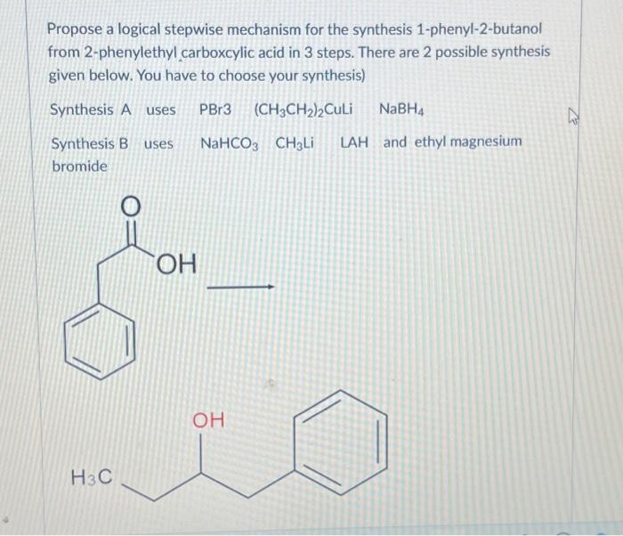 Solved Propose a logical stepwise mechanism for the | Chegg.com