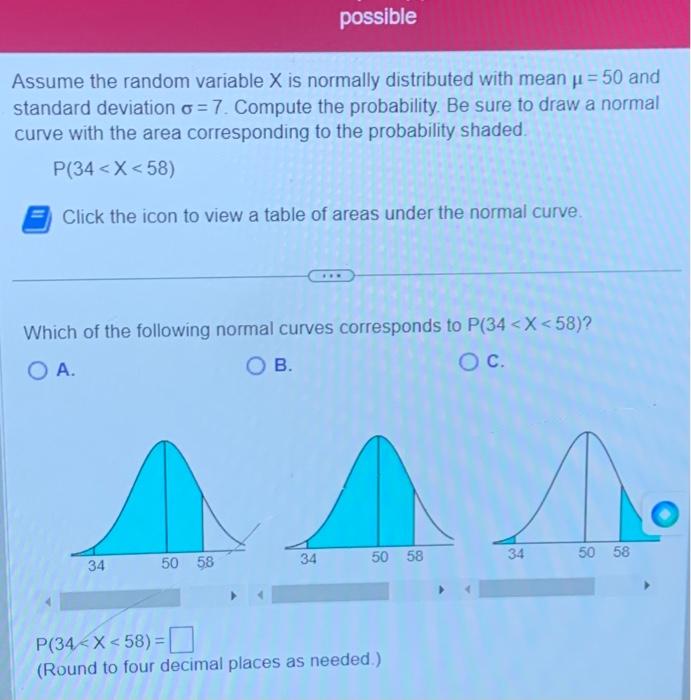 Solved Assume the random variable X is normally distributed | Chegg.com