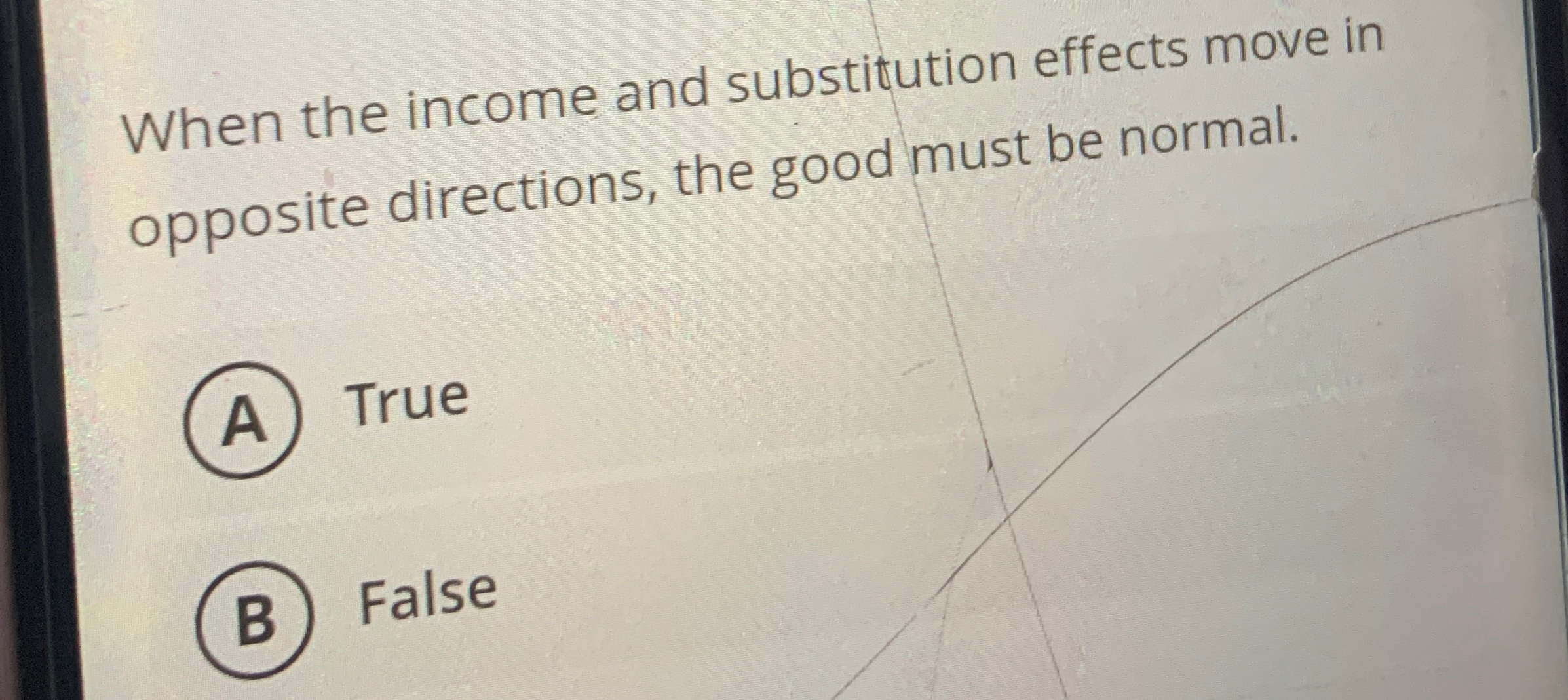 Solved When the income and substitution effects move in | Chegg.com