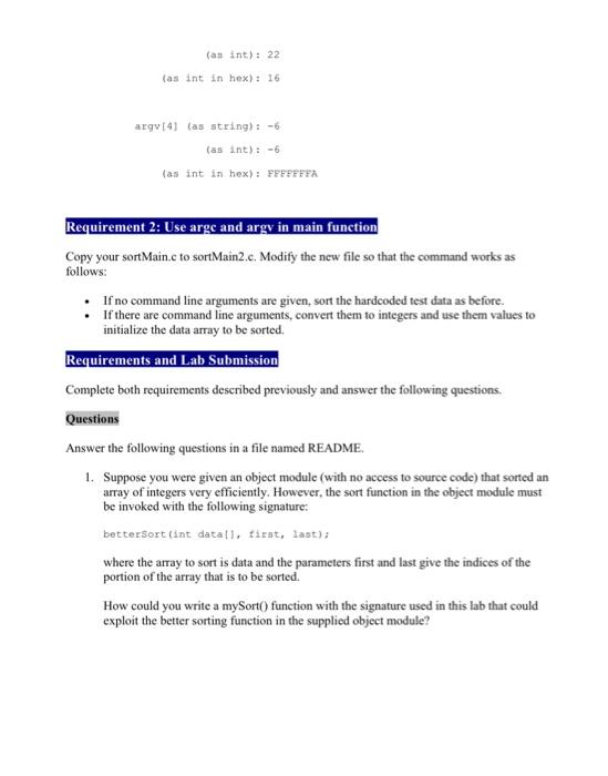 Solved Introduction This lab reviews more basic C | Chegg.com