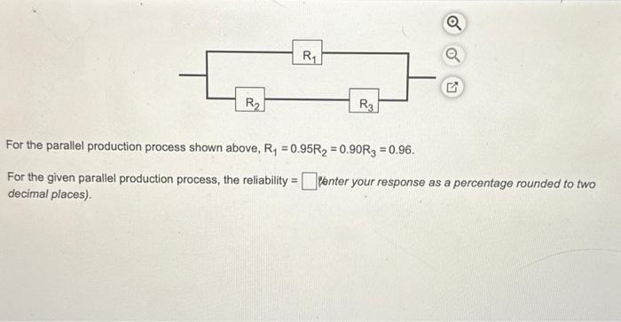 Solved For the parallel production process shown above, | Chegg.com