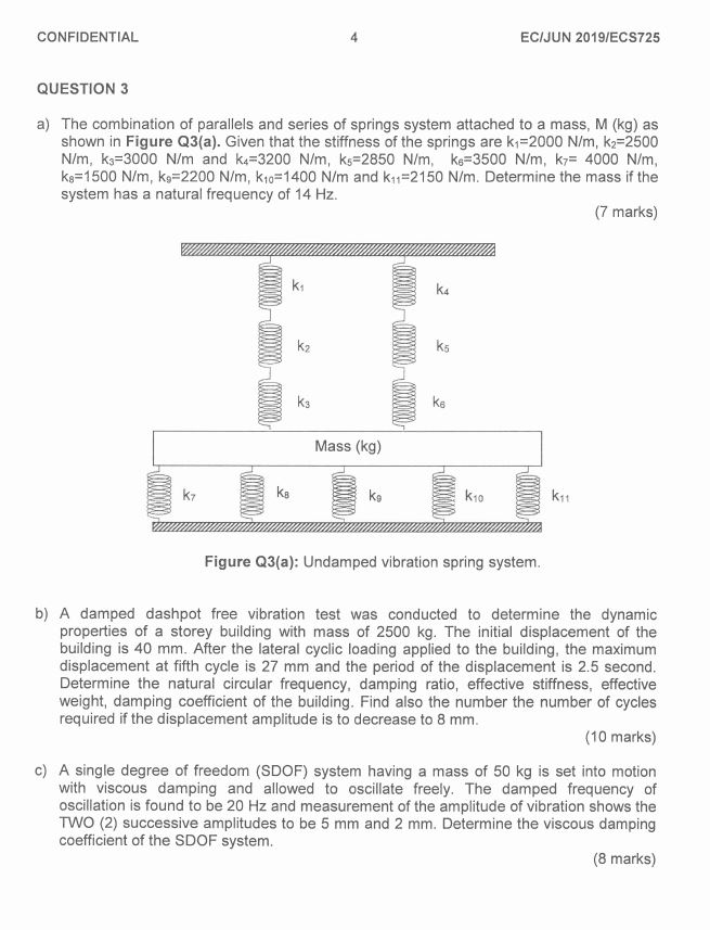 Solved QUESTION 4Figure Q4 ﻿shows a two-storey concrete | Chegg.com