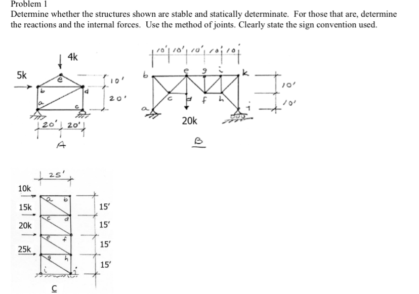 Solved Problem 1Determine whether the structures shown are | Chegg.com