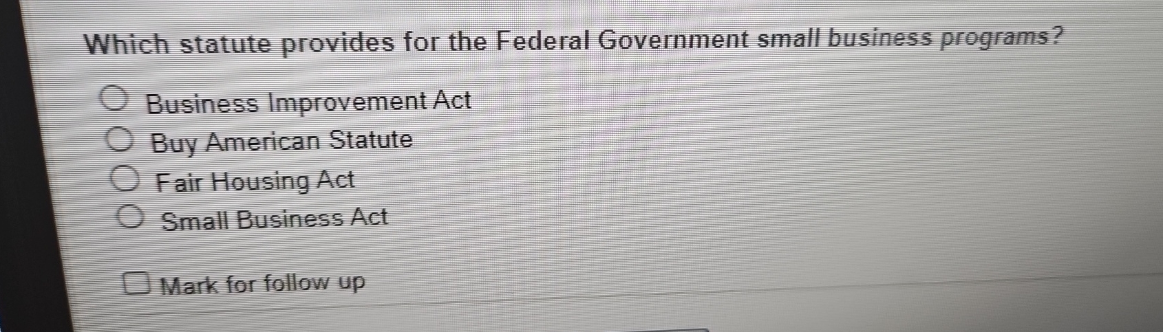 Solved Which statute provides for the Federal Government | Chegg.com
