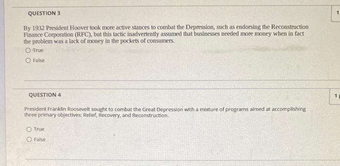 Solved QUESTION 1 The Red Scare of 1919-1920 was a product | Chegg.com