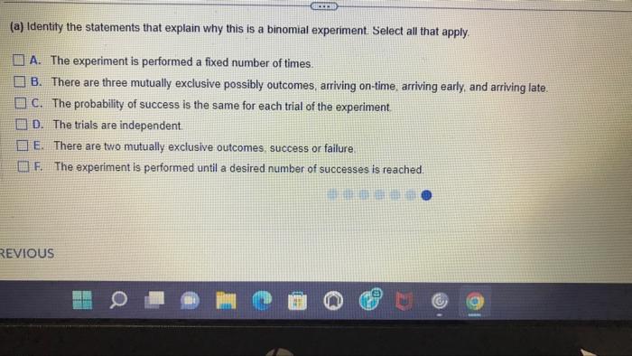 Solved Objective 2: Compute Probabilities of Binomial | Chegg.com