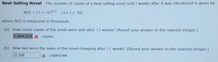 Solved Best-Selling Novel The number of copies of a | Chegg.com